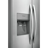 Frigidaire 22.3 cu.ft Full Size Side-by-Side Refrigerator, FRSS2323AS ...