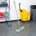Clean Tek Professional Green Microfiber Mop - with Wet Mop Pad - 19 3/4 ...