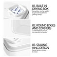 Blaxill Airtight Food Storage Container | Press-Type Sealed Canister ...