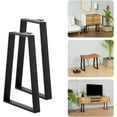 Yes4All Store 16’’ Trapezoid Furniture Metal Legs - Heavy Duty Wrought ...