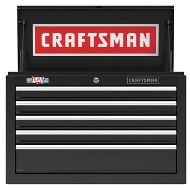 Craftsman 2000 Series Large Metal Toolbox, 5-Drawer Steel Tool Chest ...