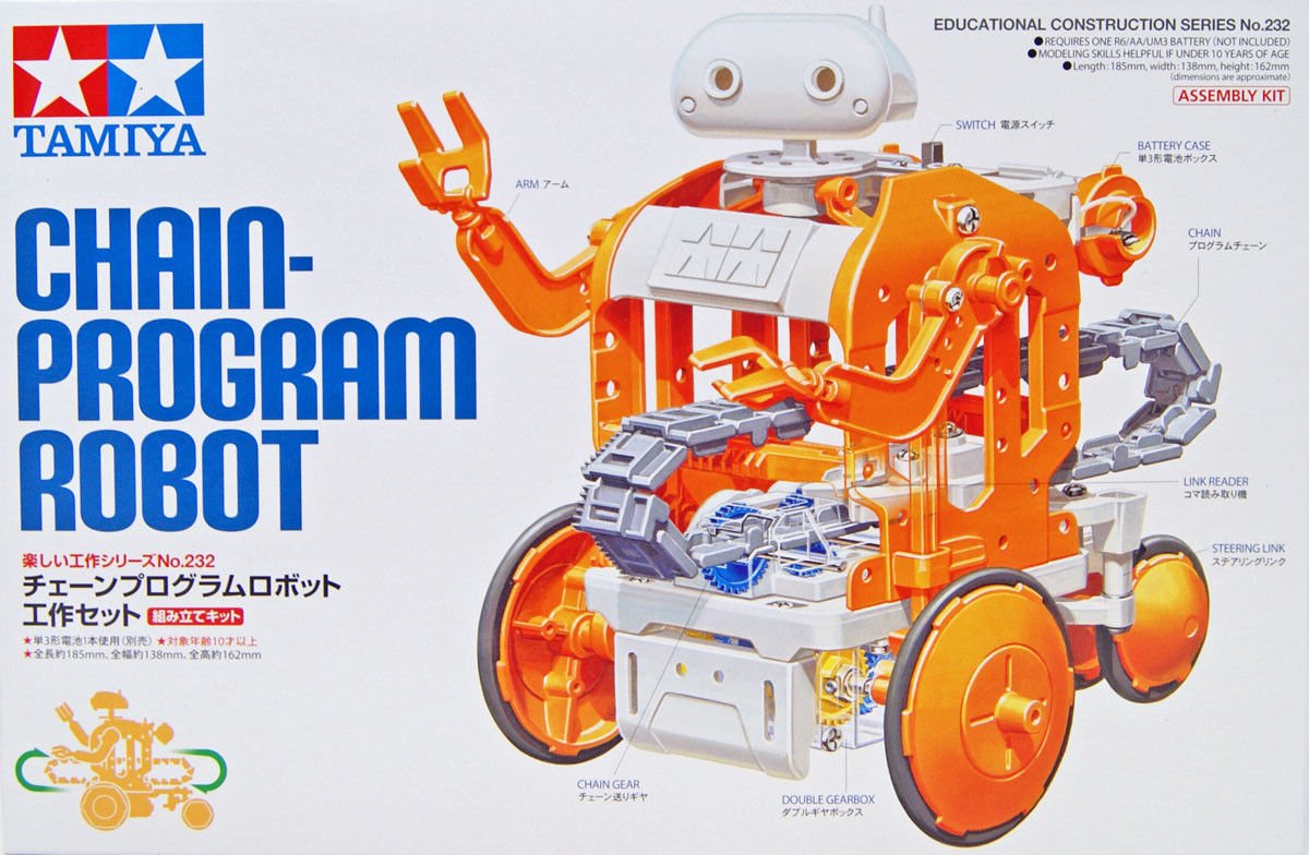 Tamiya 70232 Chain Program Robot Programmable Working Set Model Kit - Walmart.com