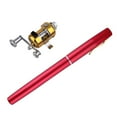Opolski Portable Mini Telescopic Pocket Pen Ice Fishing Rod Fish Pole ...