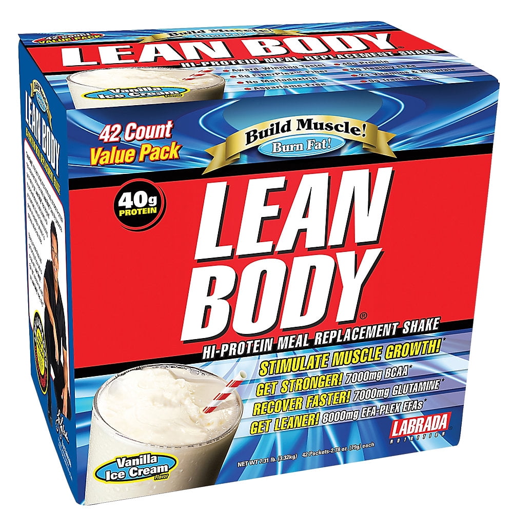 Lean Body Vanilla, 42ct - Walmart.com