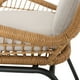Alice Outdoor Wicker Club Chair with Cushions (Set of 2) - Walmart.com