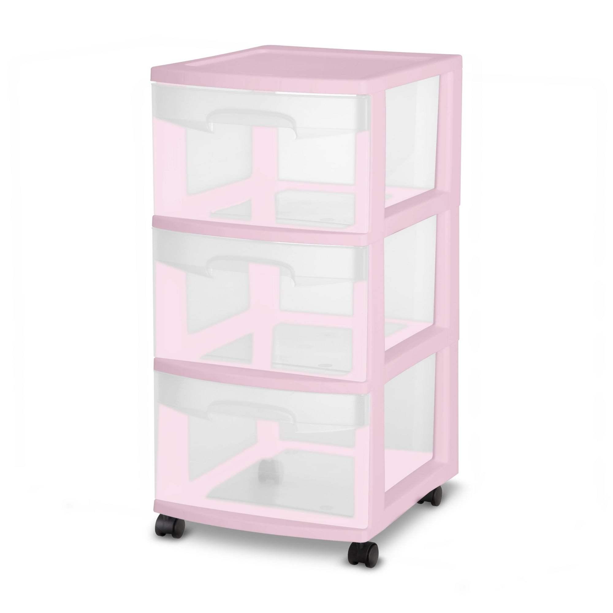 Click here for Sterilite 3 Drawer Cart  Pink prices