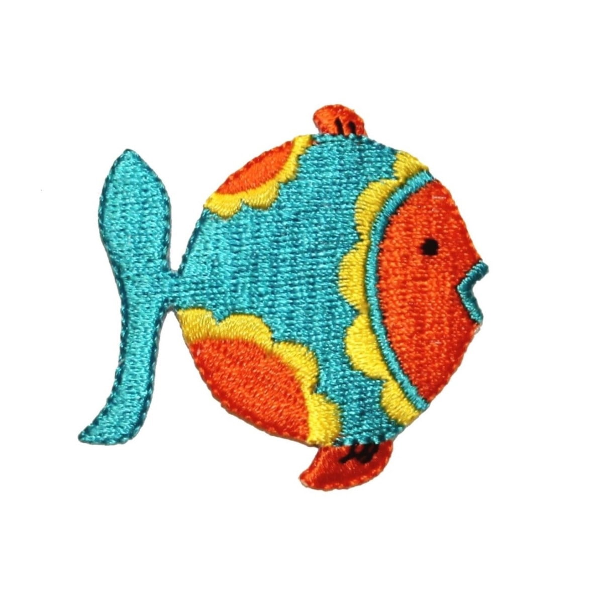 ID 0187 Tropical Fish Patch Fishing DIY Craft Embroidered Iron On ...