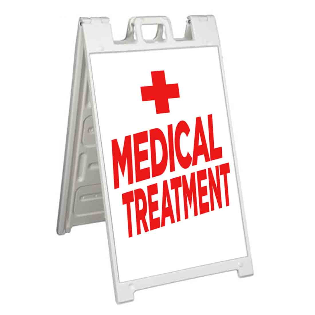 Medical Treatment (24" X 36") Standard A-Frame Signicade, Includes ...