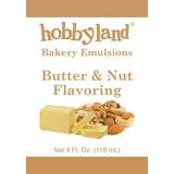 Hobbyland Bakery Emulsions (Butter & Nut Flavoring, 4 fl oz), Butter ...