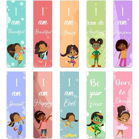 10 Pieces Inspirational Girl Quotes Magnetic Bookmarks Encouraging ...