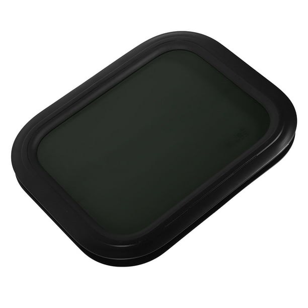 Fixed RV Window, 450 X 300mm Aluminium Alloy Waterproof Black Round ...