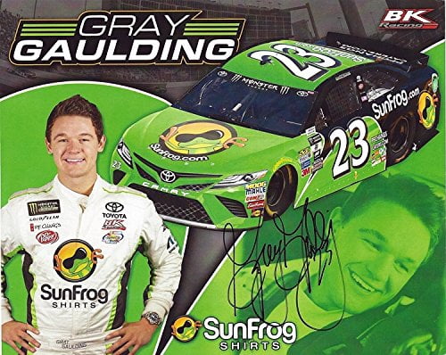 AUTOGRAPHED 2017 Gray Gaulding #23 Sun Frog Toyota ROOKIE SEASON (BK ...