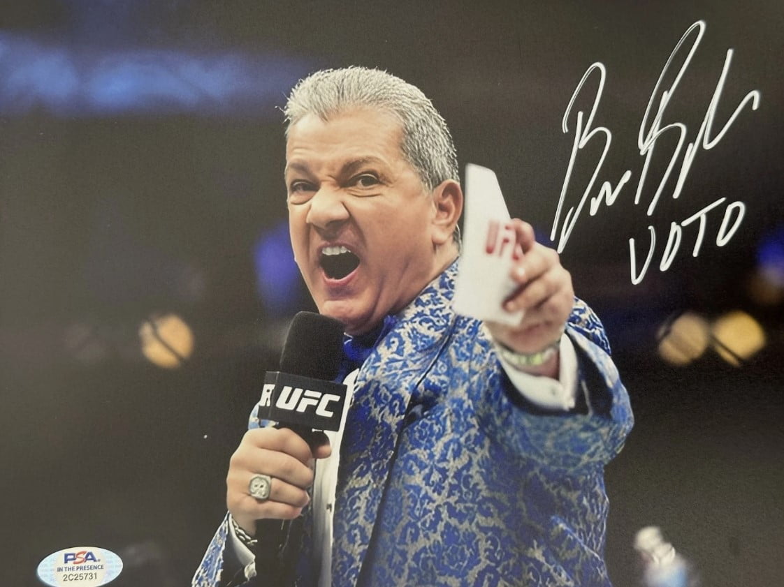 Bruce Buffer Autographed Hand Signed Photo W/ Insc. - PSA COA - Walmart.com