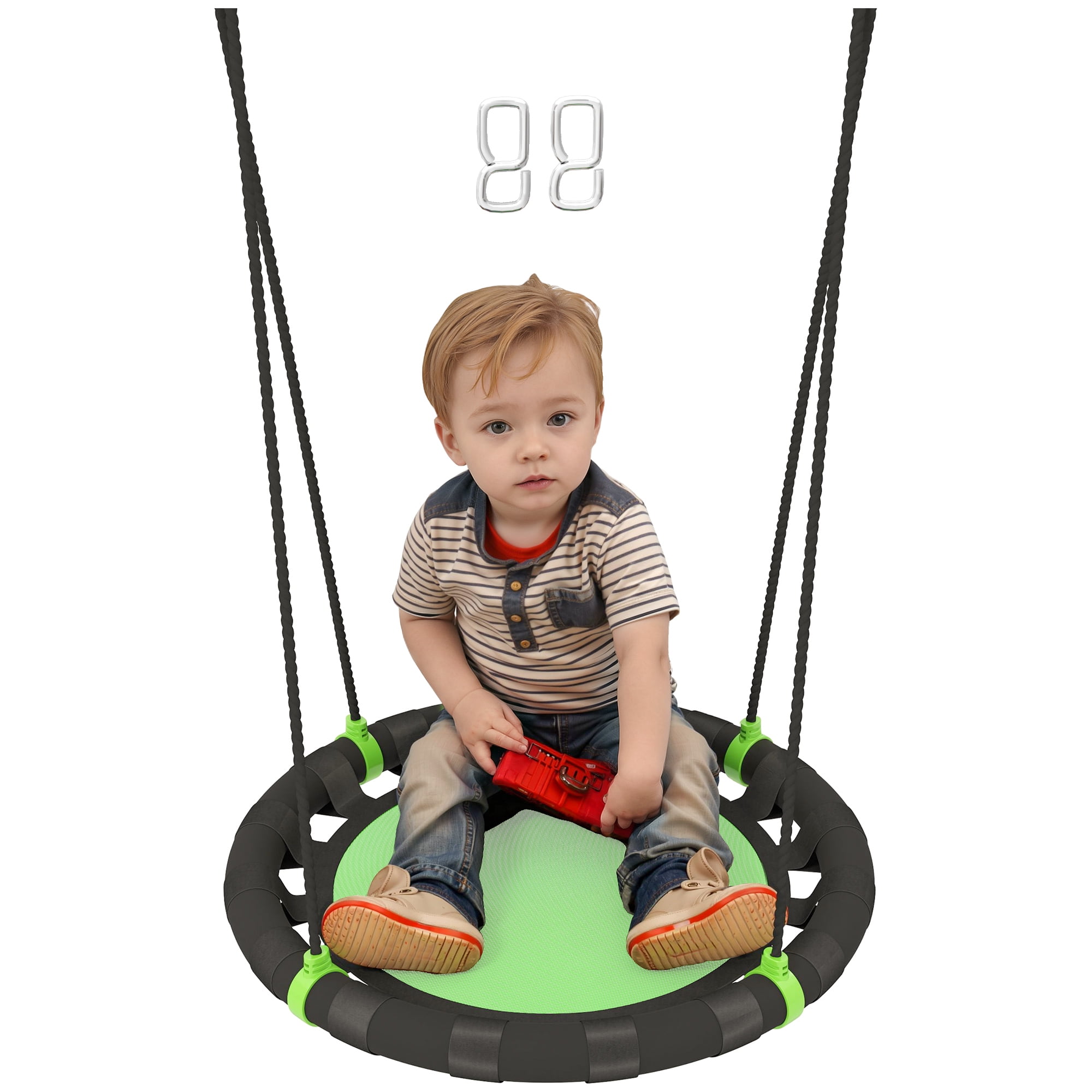 Click here for Qaba Saucer Tree Swing For Kids  24 Inch Round Fly... prices