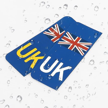 20 Self-adhesive Uk Car Number Plate Stickers, Uk Vinyl Car Stickers ...