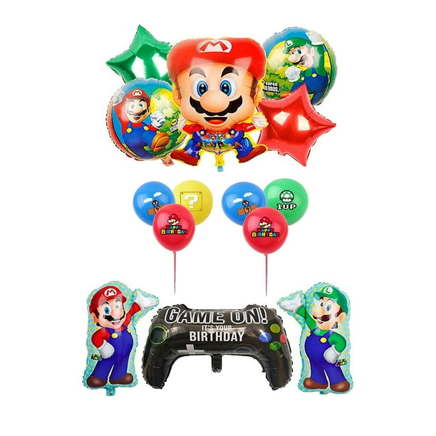 Mario Balloons Mario Birthday Party Supplies Birthday Party Decorations ...
