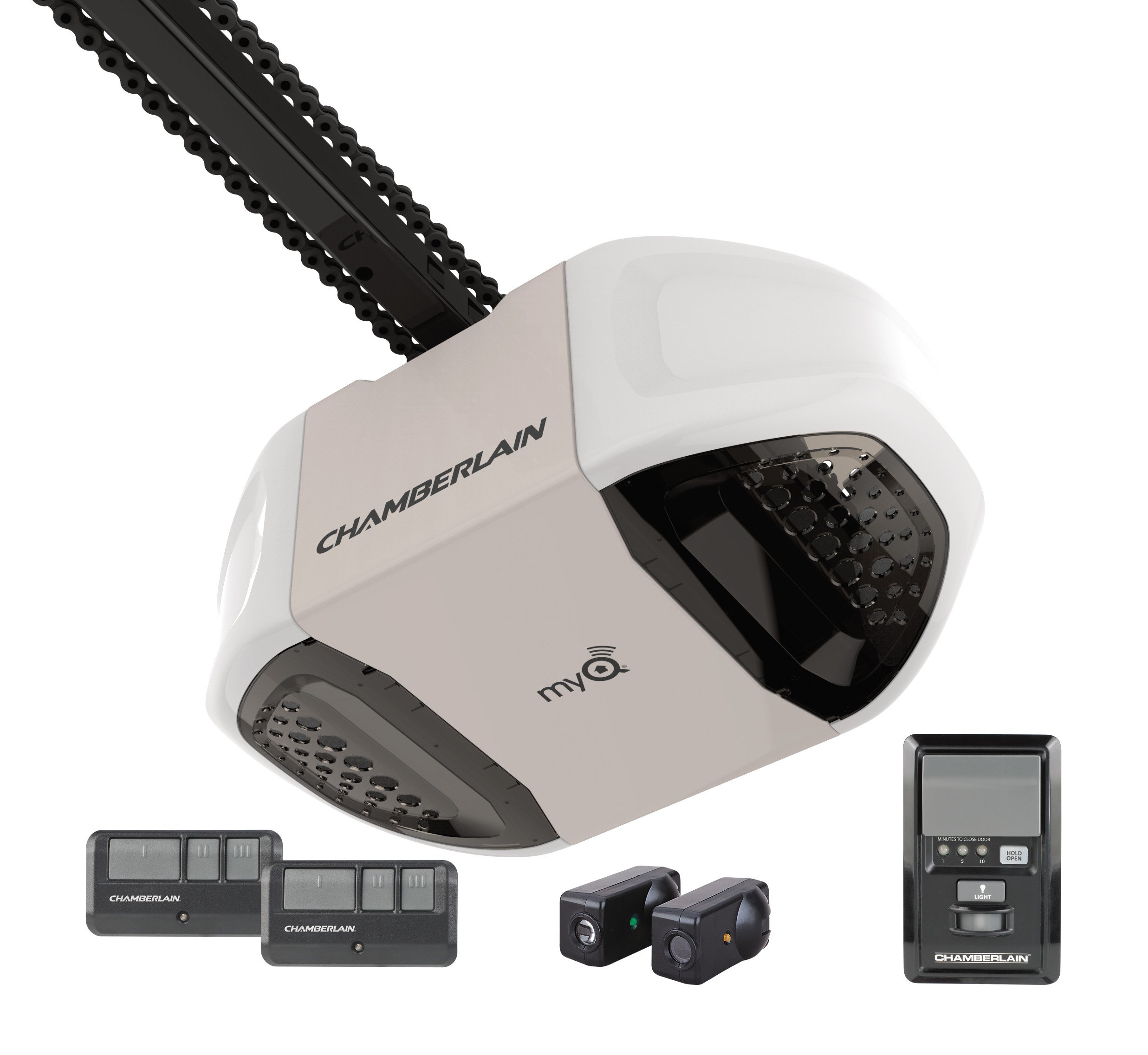 Chamberlain PD762EV 3 4 HP MyQ Enabled Chain Drive Garage Door Opener Chamberlain PD762EV 3 4 HP MyQ Enabled Chain Drive Garage Door Opener