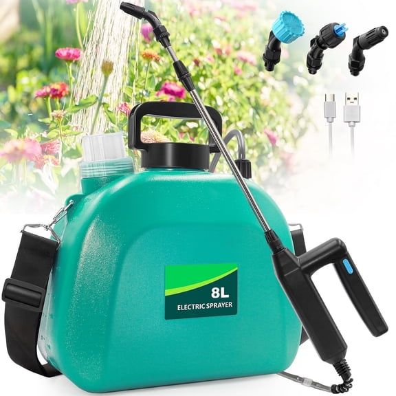 Aqua Sub Jr Battery Watering Cart - 9 Gallon w/ Blue Connector ...