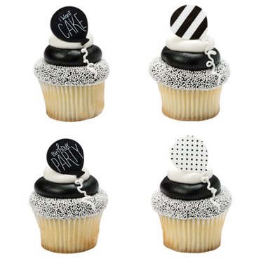 Checkered Edible Photo Image Cake Border Decoration - Walmart.com