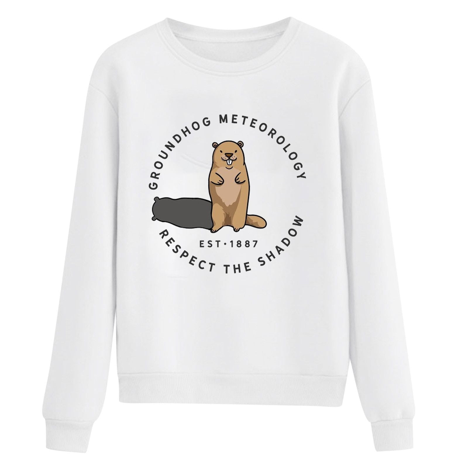 Click here for Hnmkiu Womens Clothing Cute Groundhog Sweatshirt -... prices