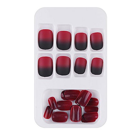 fake nails PVC nails detachable nail stickers multi-pattern false nail ...