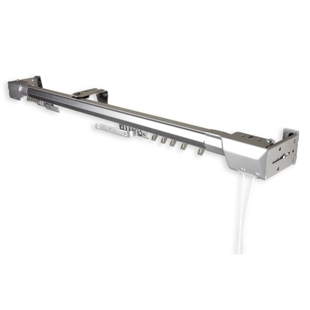 Heavy Duty Traverse Rod Center Open 66-120" Silver - Walmart.com