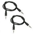2X 23 inch Long 2.5mm Male to 3.5mm Male Audio Adapter Cable,2 x ...