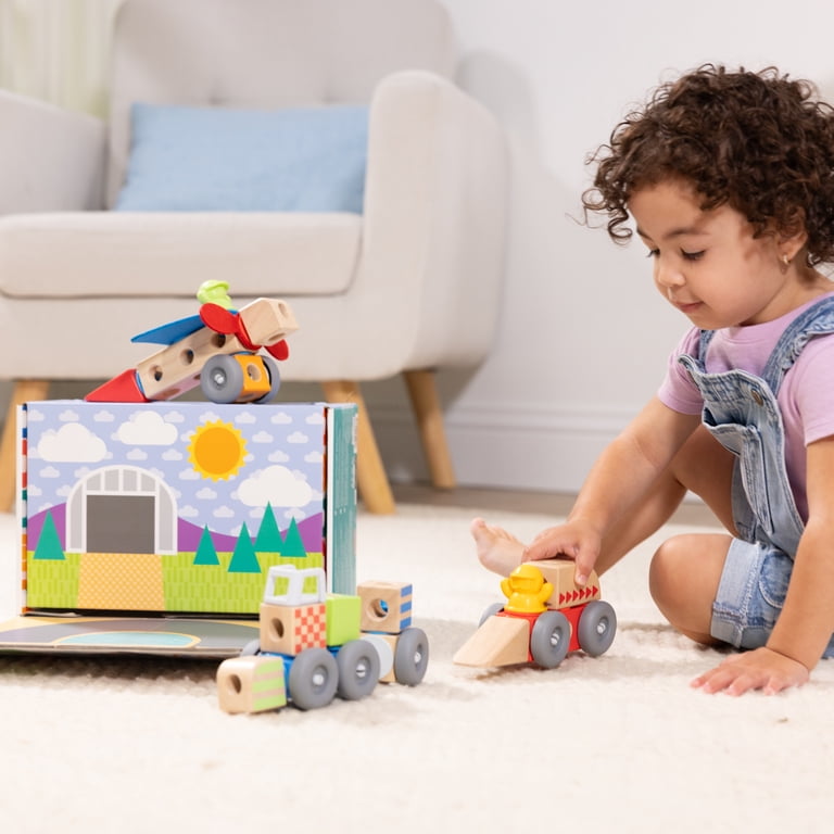 Melissa And Doug Pull Along Blocks Amazon.com: Melissa & Doug K's Kids