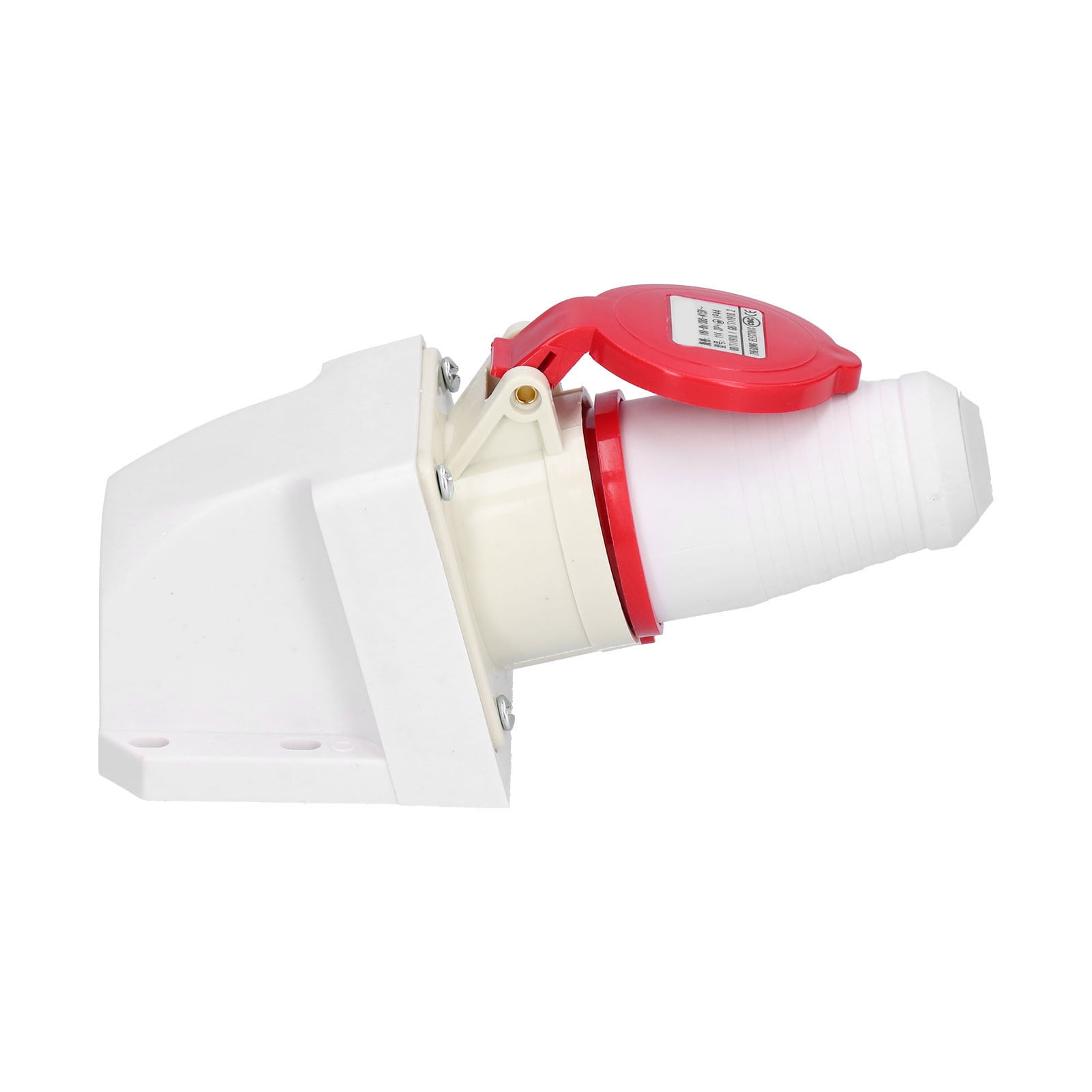 Industrial Plug, Conductivity Electric Connector Mounted Socket Set 3 ...