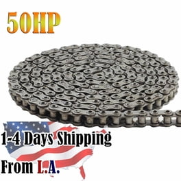 41 Roller Chain 40-2 Roller Chain Double Strand 10 Feet Plus Connecting ...