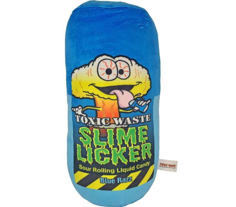 Toxic Waste Slime Licker Blue Razz Plush - Walmart.com