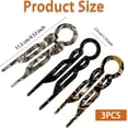3pcs Prestige Hair Pins, U-Shaped French Hairpins, Elegant Updo Hair ...