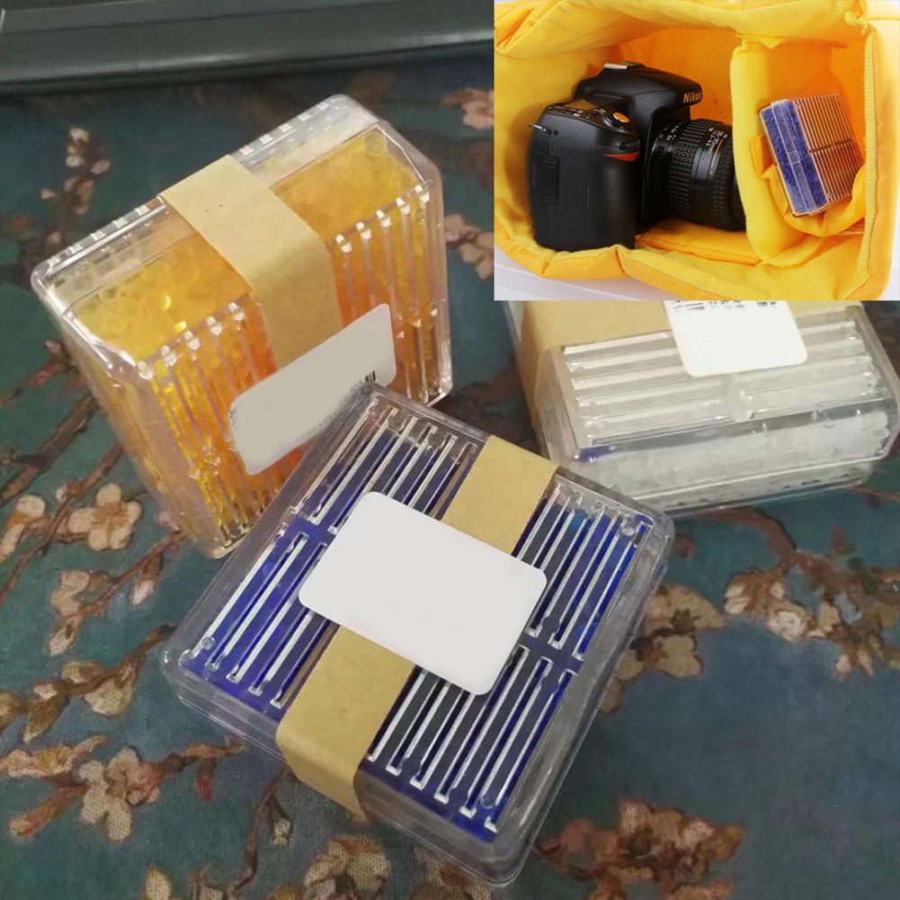 Camera Dry Box with Reusable Silica Gel Desiccant - Absorbs Humidity ...