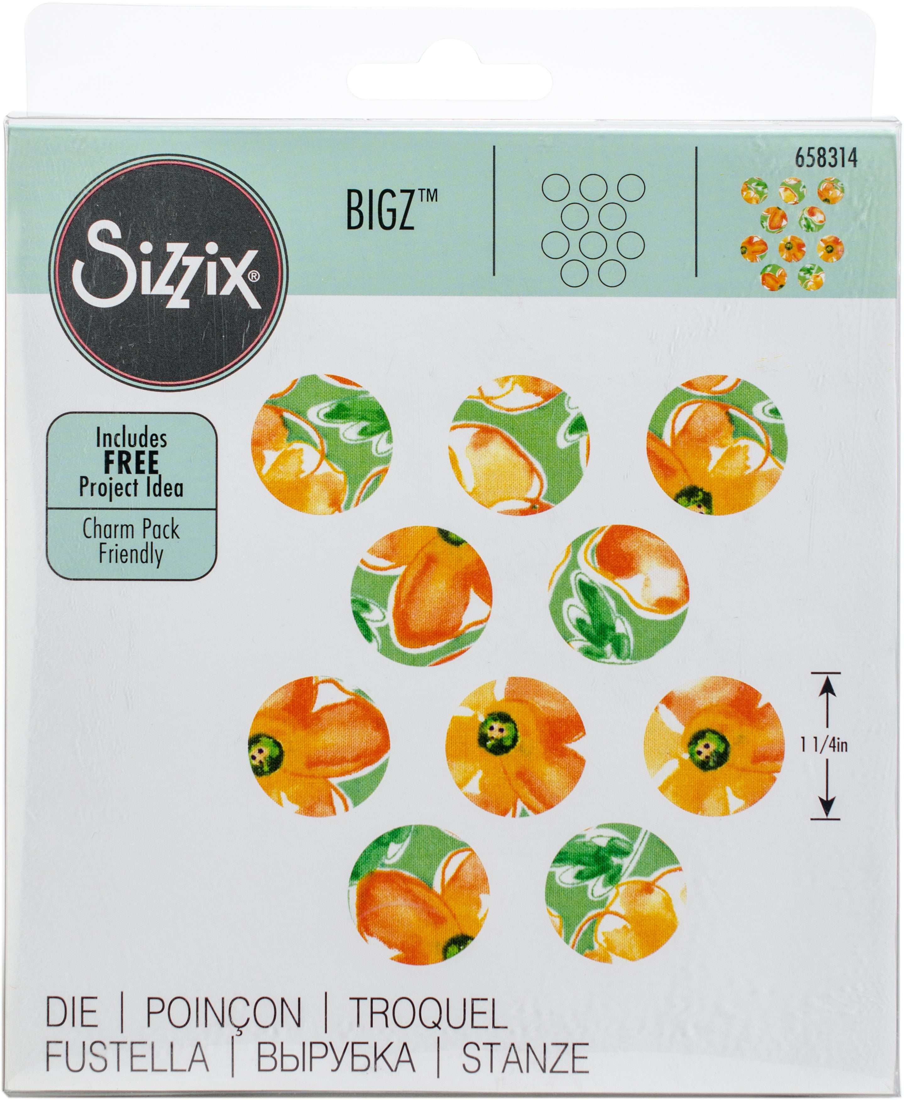 Sizzix Bigz Dies Fabi Edition-Circles 1.25" - Walmart.com