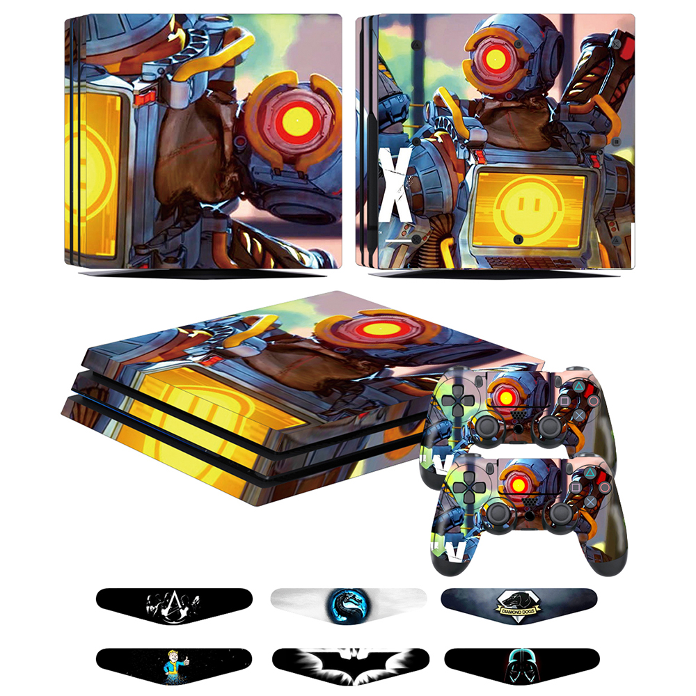Vinyl Sticker Decals for Playstation 4 PRO Console & 2 Remote Game Pad ...