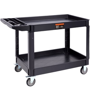 Lorell, Utility Cart, 1 Each, Black - Walmart.com