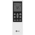 LG 115V Portable Air Conditioner with Remote Control in White for Rooms ...