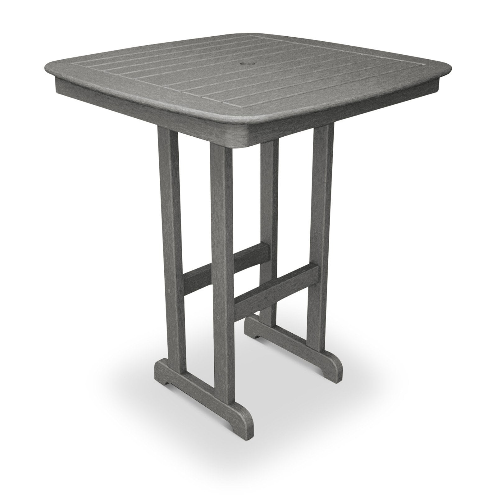 POLYWOOD® Nautical 36 x 36 in. Recycled Plastic Bar Table - Walmart.com