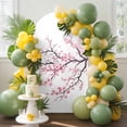 Cherry Flowers Arch Backdrop Cover 7.2 FT Pink Floral Branch Spring ...