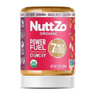 2 Pack | Nuttzo Organic 7 Nut & Seed Butter, Power Fuel Crunchy, 26 oz ...