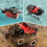 Amphibious 4WD RC Truck, All Terrain, Waterproof, Rechargeable, for 4 ...