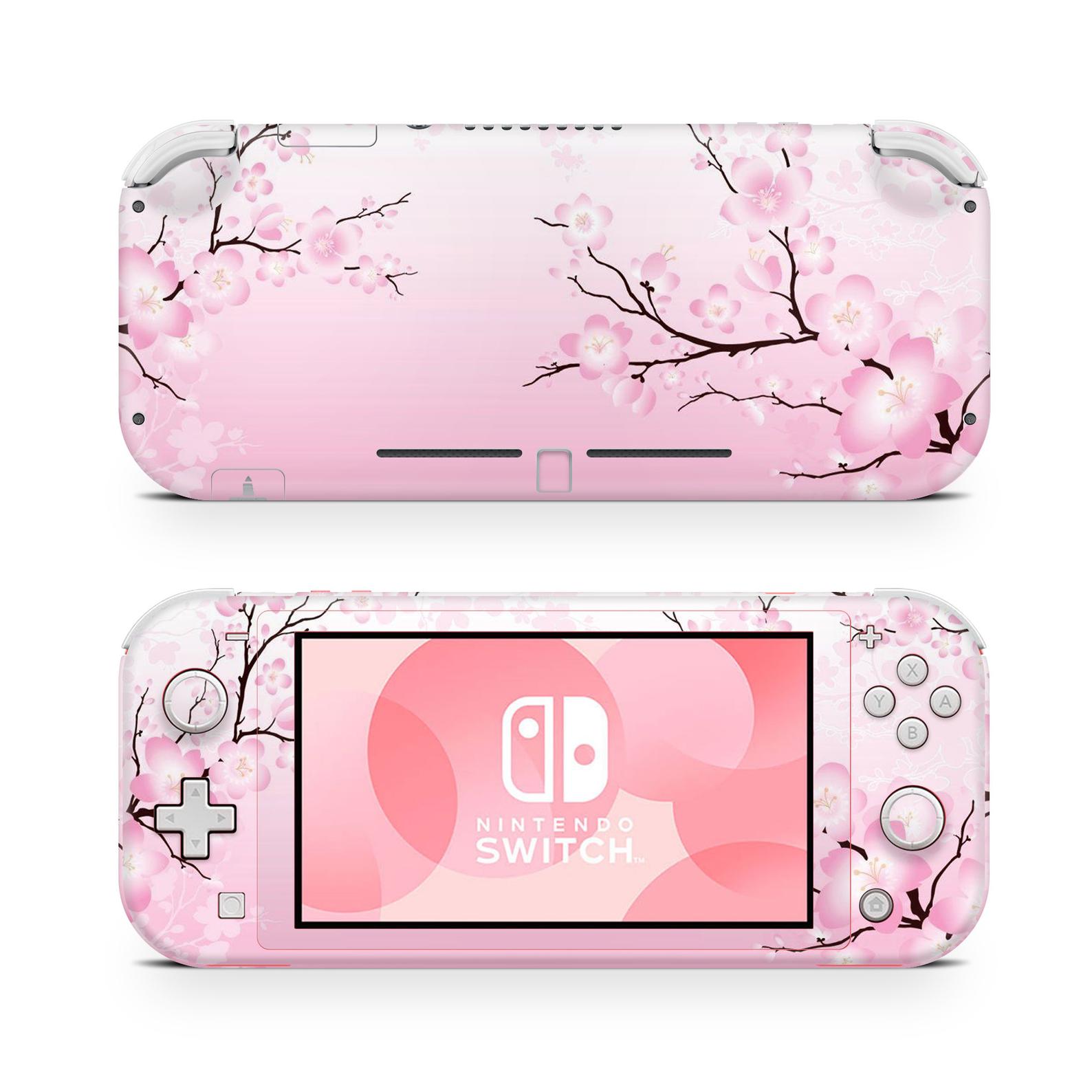 ZOOMHITSKINS Nintendo Switch Lite Skin Vinyl Stickers, Japan Rose ...