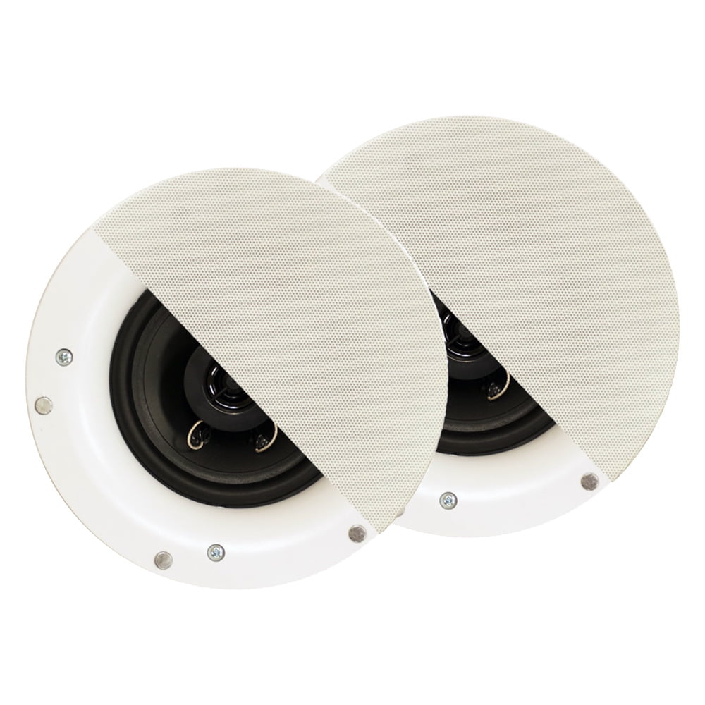 Acoustic Audio R192 Frameless In Ceiling / In Wall Speaker Pair 2 Way ...