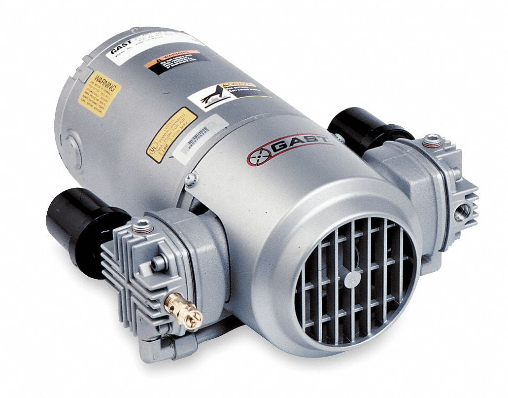Gast Piston Air Compressor, 0.333 hp, 1 Phase 3LBA-10-M300AX - Walmart.com