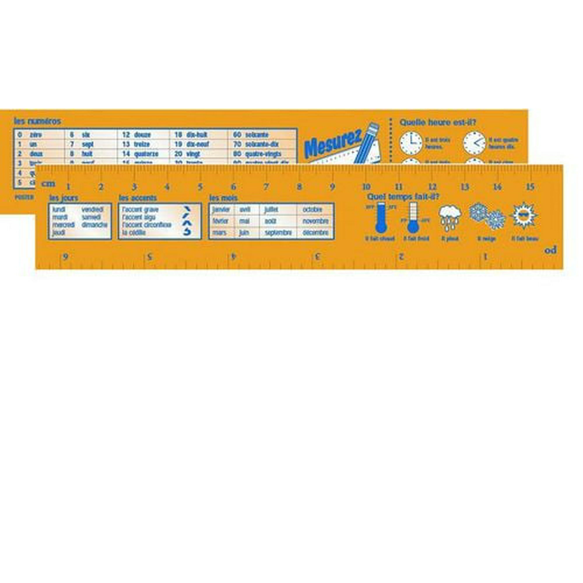 Click here for Poster Pals French Reference Ruler 6 3/8 X 1 1/4 prices