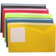C-Line Write-On Poly File Jackets, Letter Size, Assorted Colors, Pack ...