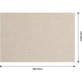Beige Placemats Set of 8, Heat Resistant Non Slip Place Mats for Dining ...