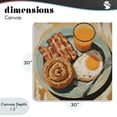 Stupell Industries Cinnamon Roll Breakfast Canvas Wall Art, design by ...