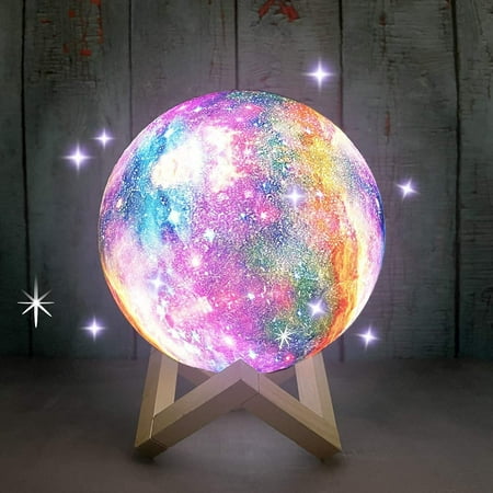 SAYDY Lava Lamp Galaxy Light Galaxy Lamp 4.8inch 16Colors Space Lamp ...