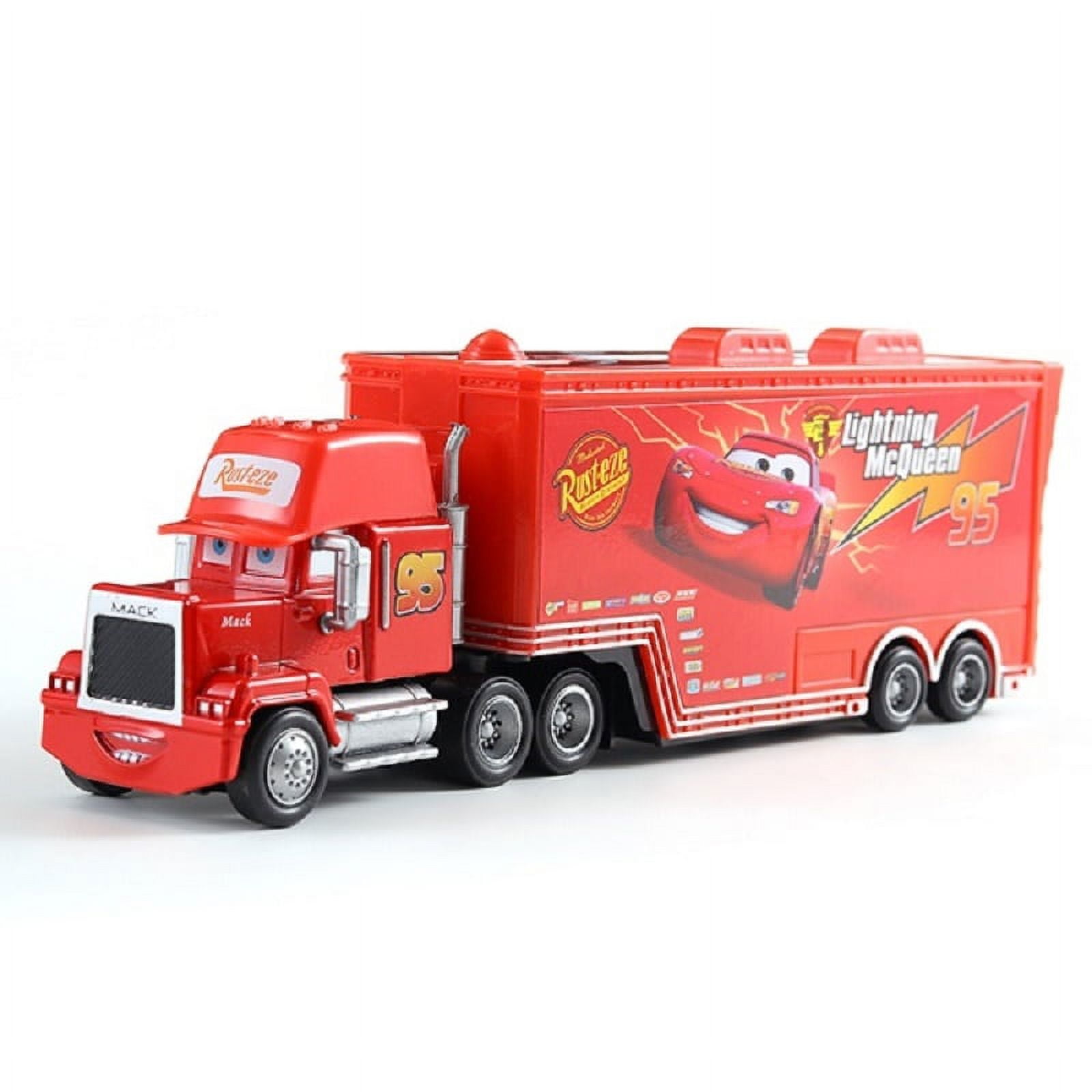 Disney Pixar Cars 3 2 juguete para niños, Rayo Mcqueen Mack Truck Mater ...